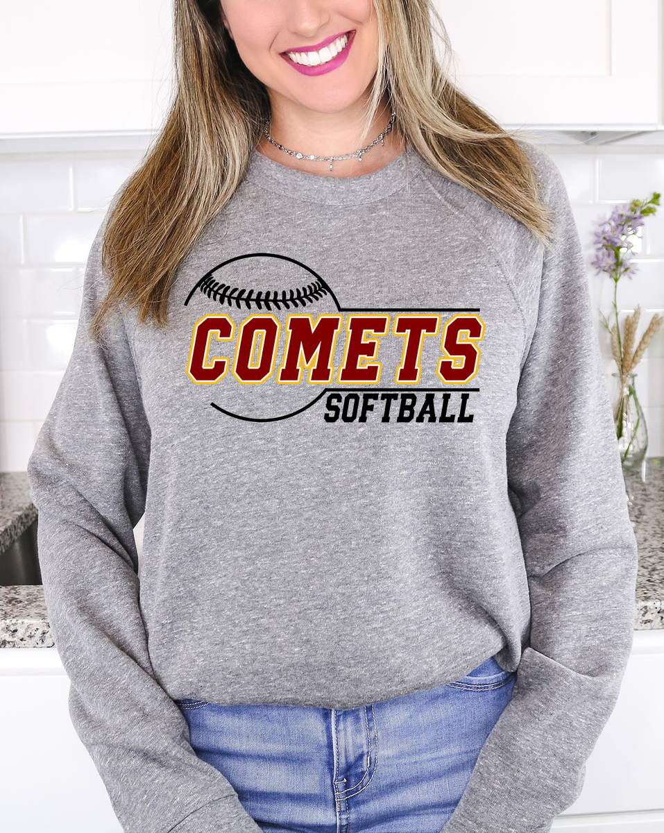 Comets Softball 01 DTF Print – Torch Light