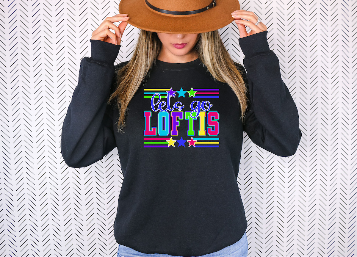 Loftis Lets Go Multi Color DTF Print – Torch Light