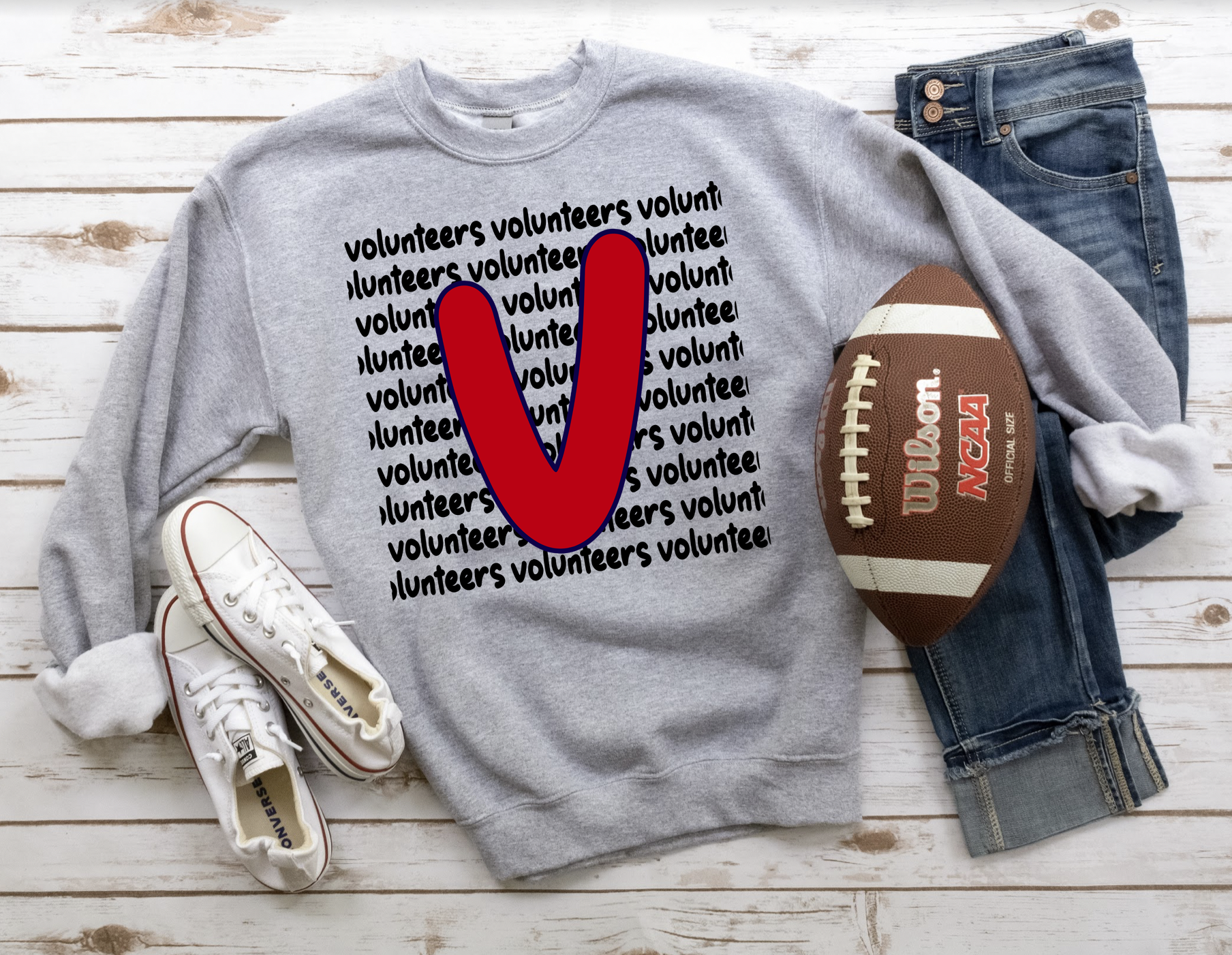 Volunteers Funky Repeat DTF Print – Torch Light