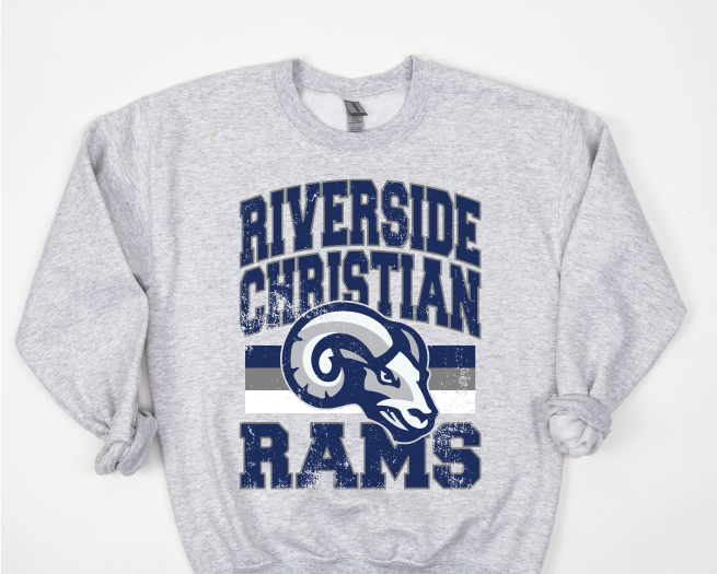 Riverside Christian Ram Classic Hometown DTF Print – Torch Light