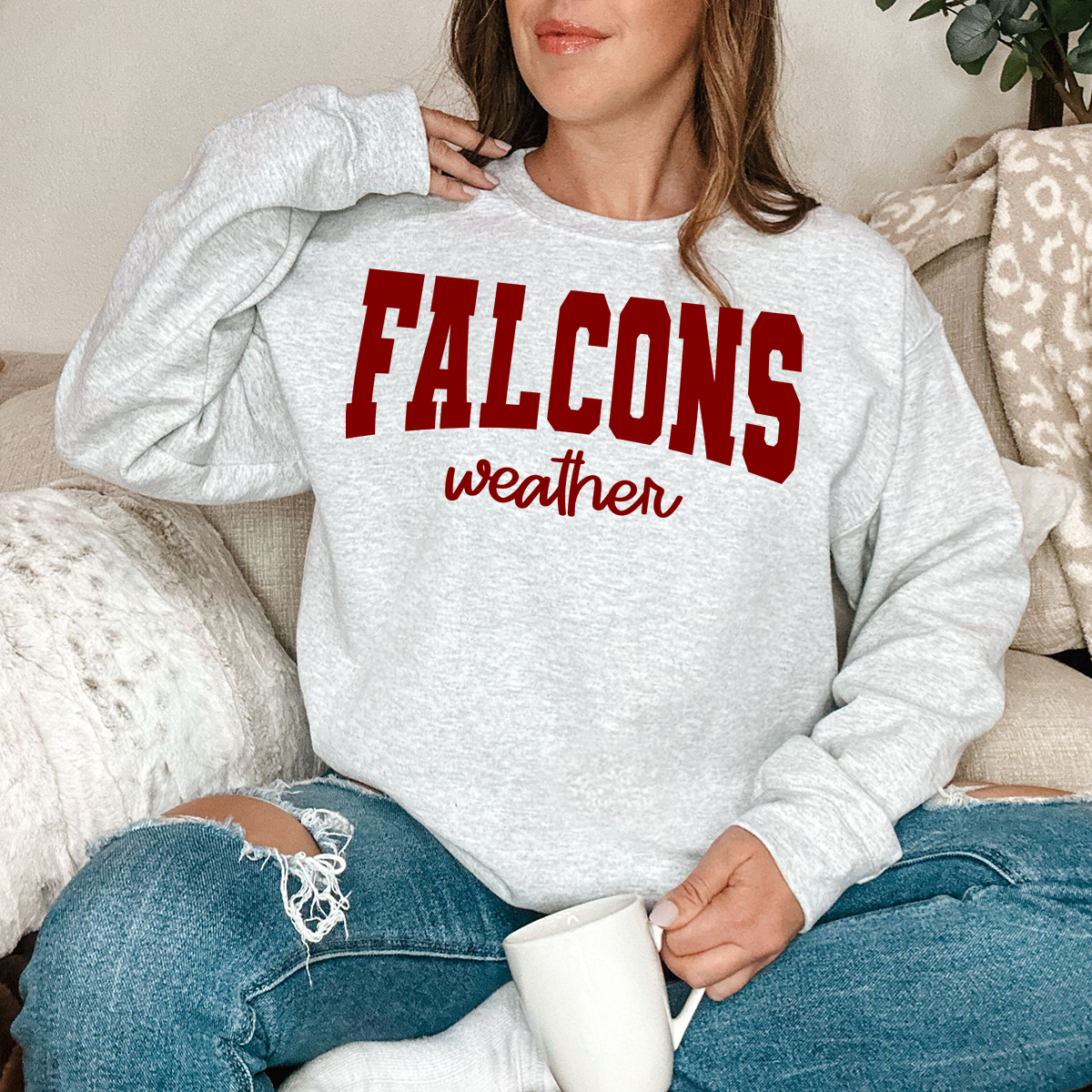 Falcons Team Weather DTF Print – Torch Light