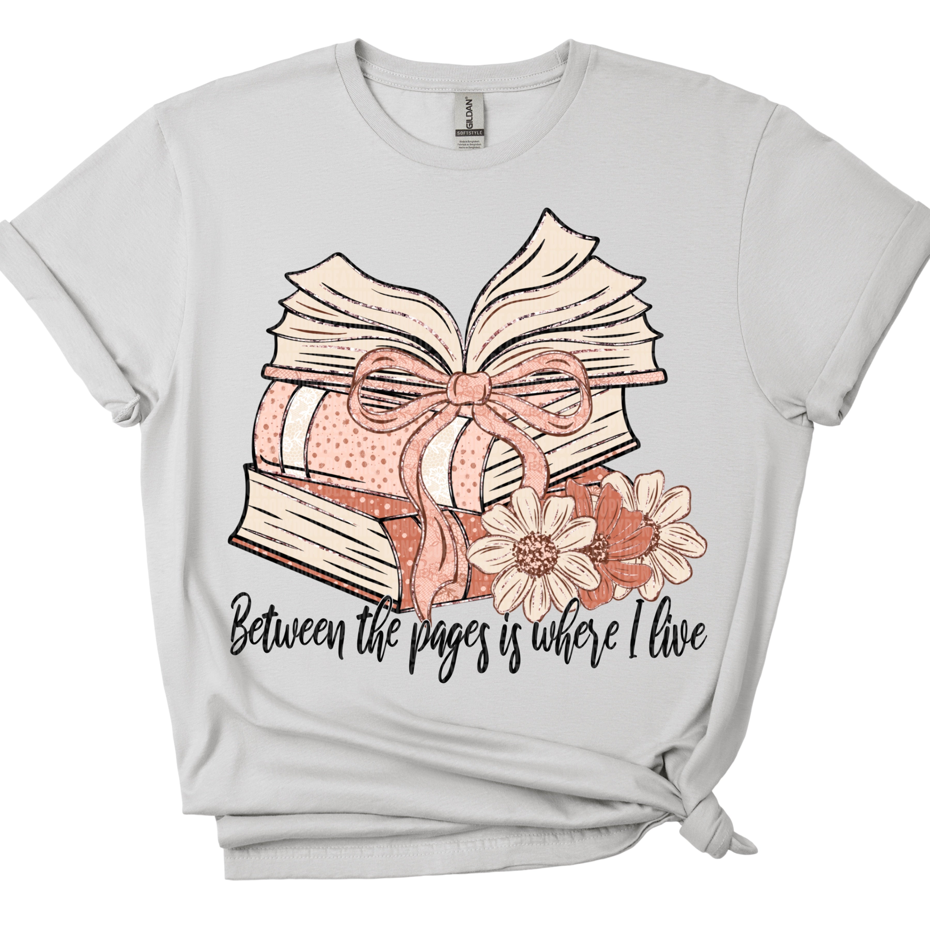 Between The Pages Is Where I Live DTF Print – Torch Light