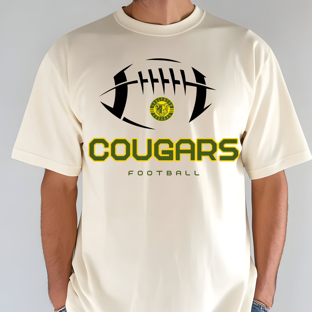 Carlynton Cougars Football Silhouette DTF Print – Torch Light