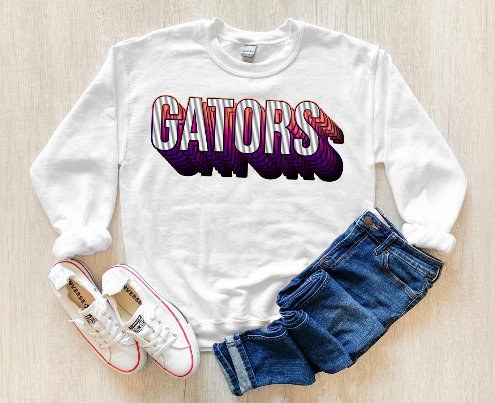 Gators Layered Stack DTF Print – Torch Light