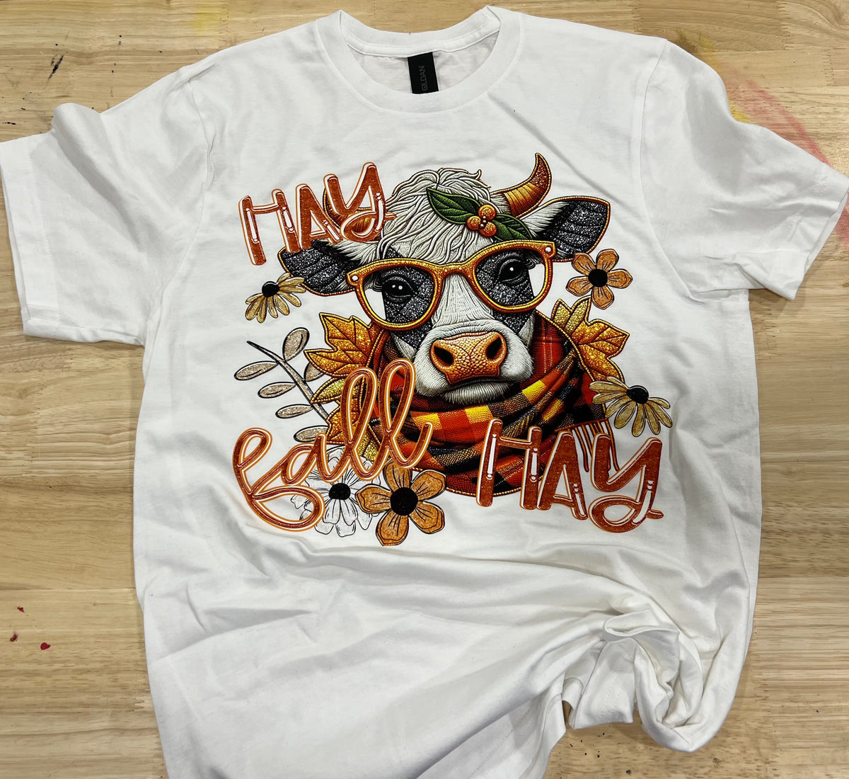 Hay Fall Hay Cow DTF Print – Torch Light