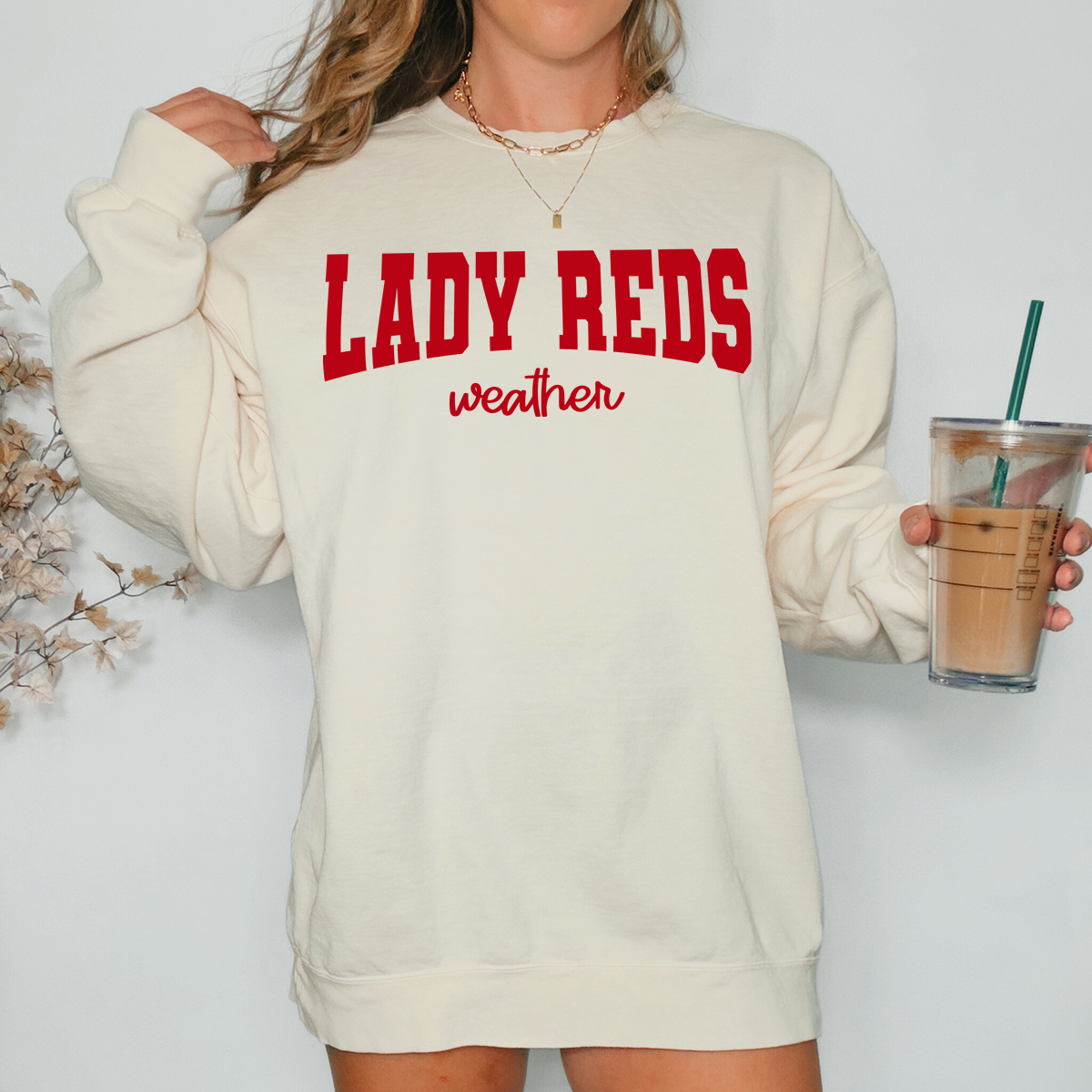Lady Reds Team Weather DTF Print – Torch Light