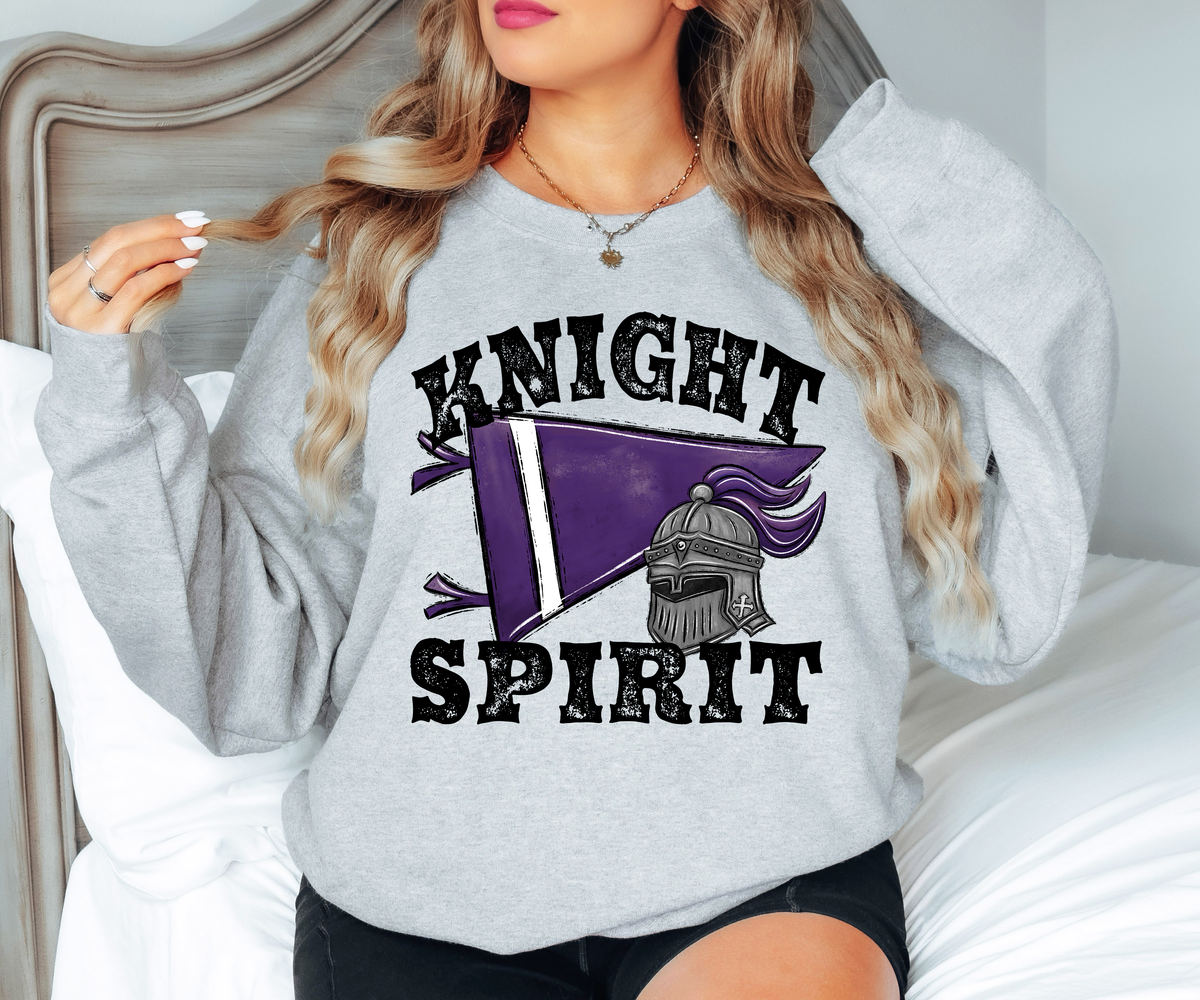 Knight Spirit Pennant DTF Print – Torch Light