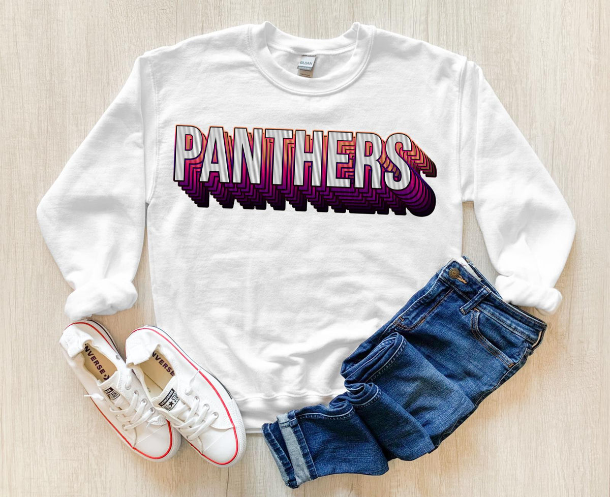 Panthers Layered Stack DTF Print – Torch Light