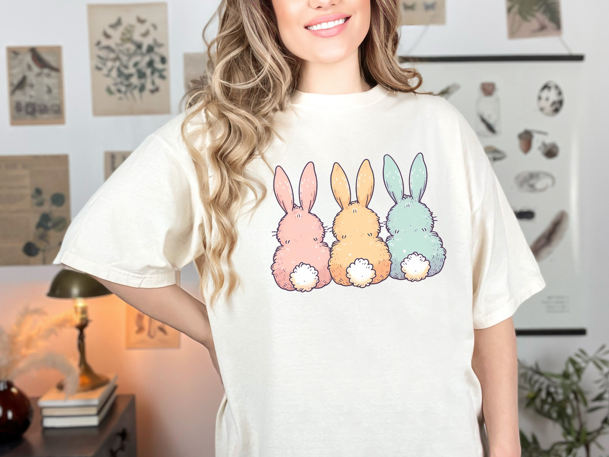 Pastel Bunnies DTF Print – Torch Light