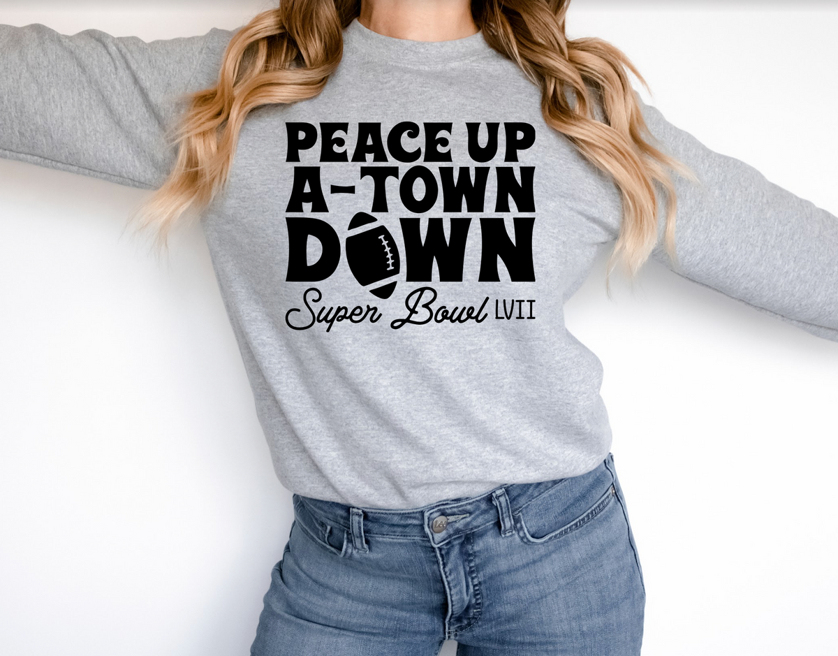 Peace Up A-Town DTF Print – Torch Light