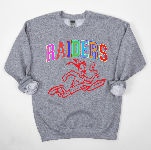 Rainbow Raiders DTF Print – Torch Light