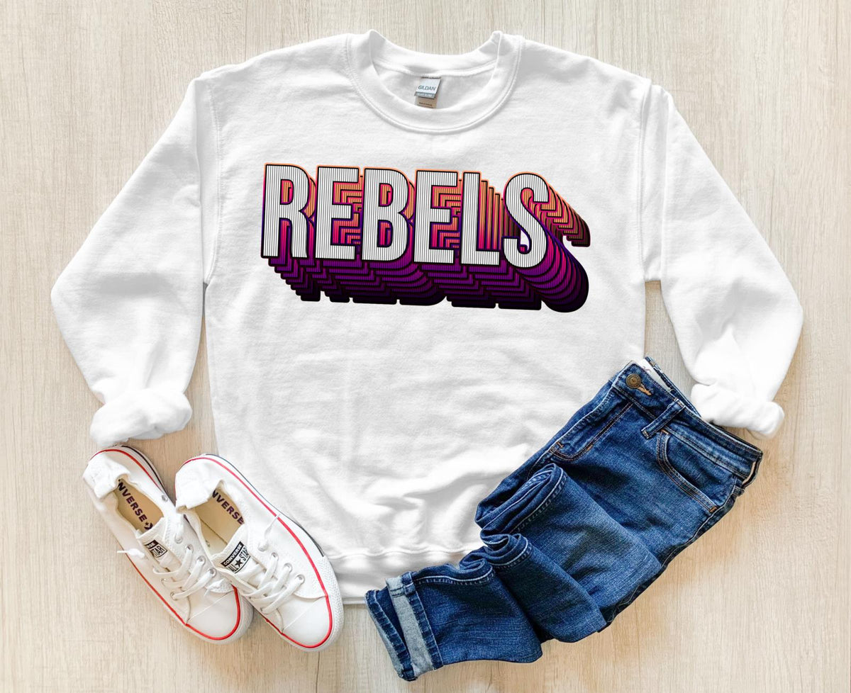 Rebels Layered Stack DTF Print – Torch Light