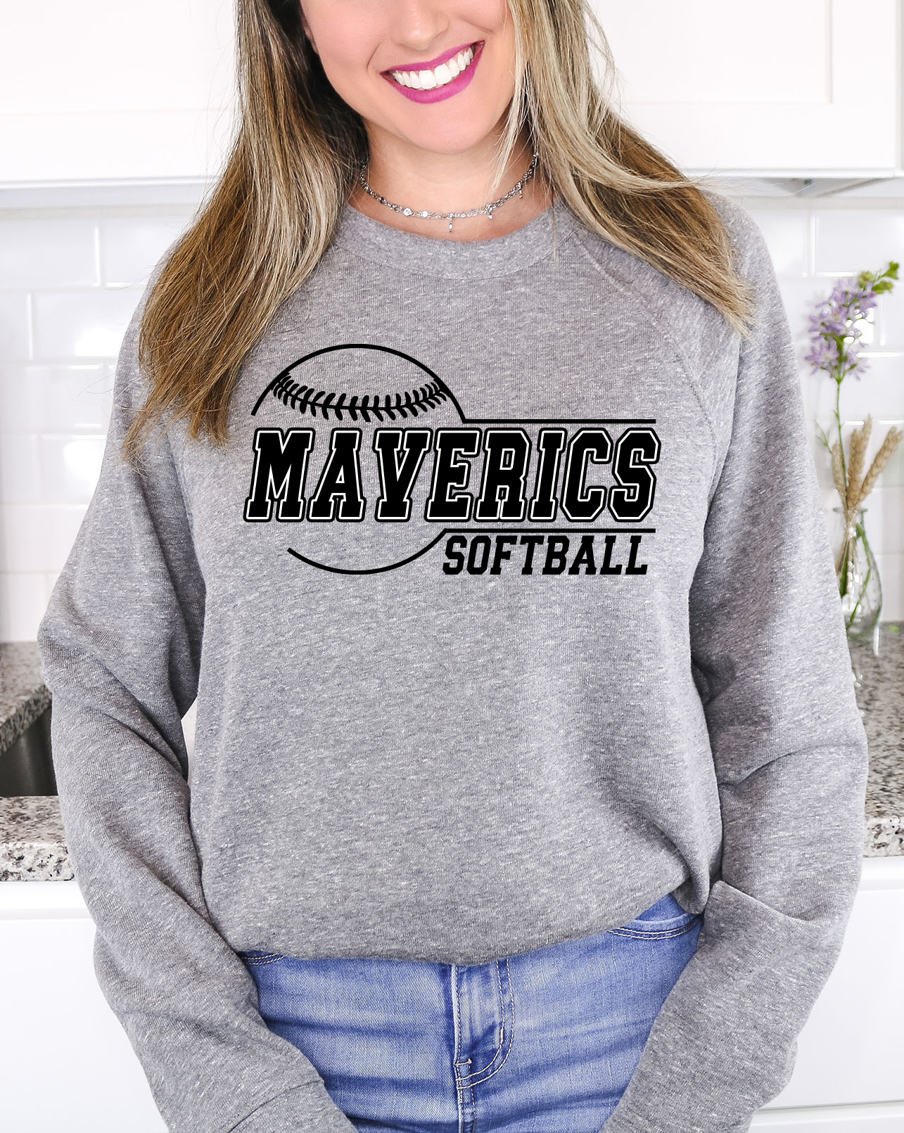 Mavericks Softball 01 DTF Print – Torch Light