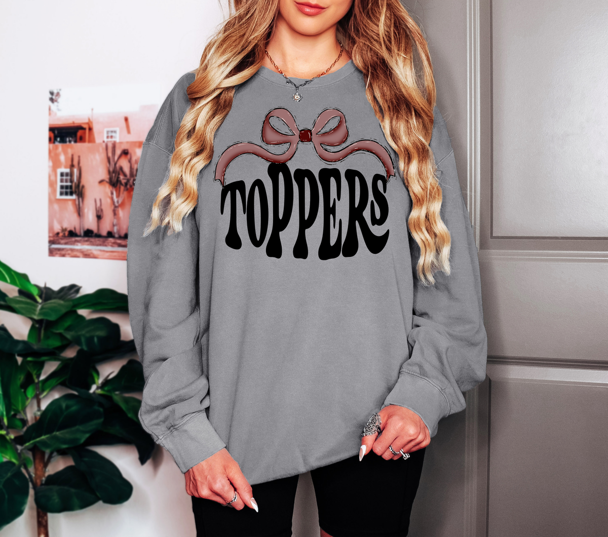 Toppers Wide Ribbon DTF Print – Torch Light