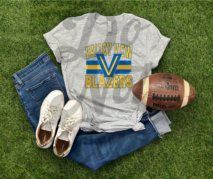 Classic Hometown Valleyview Blazers DTF Print – Torch Light