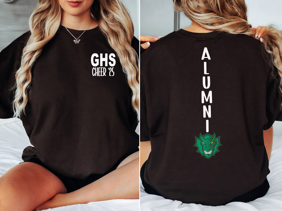 GHS Cheer 25 Alumni Dragons DTF Print – Torch Light