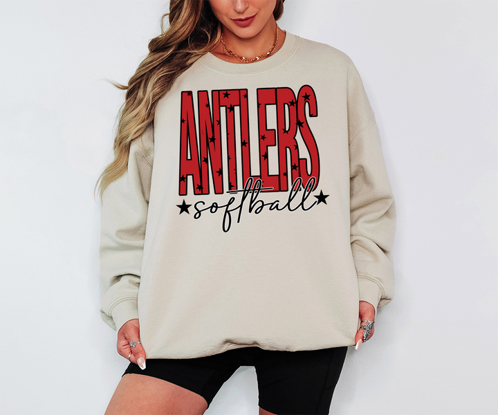 Antlers Softball Star Power Team Sports DTF Print – Torch Light
