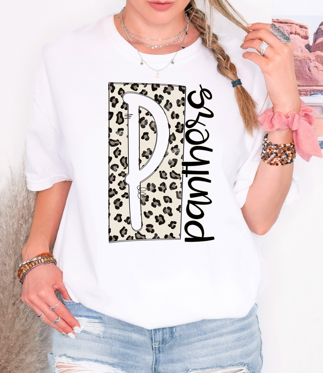 Boxed Leopard Panthers DTF Print – Torch Light