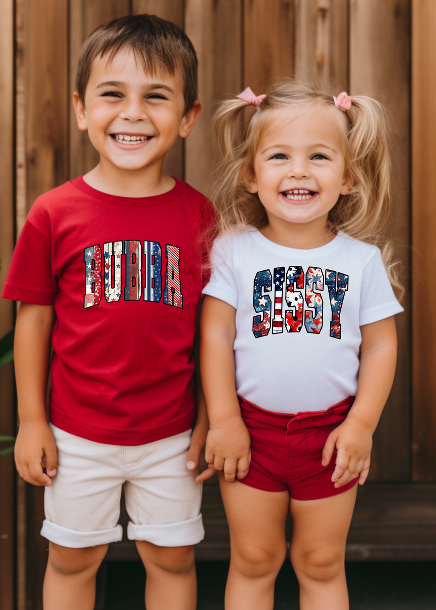 Patriotic Arch BUBBA Doodle DTF Print – Torch Light