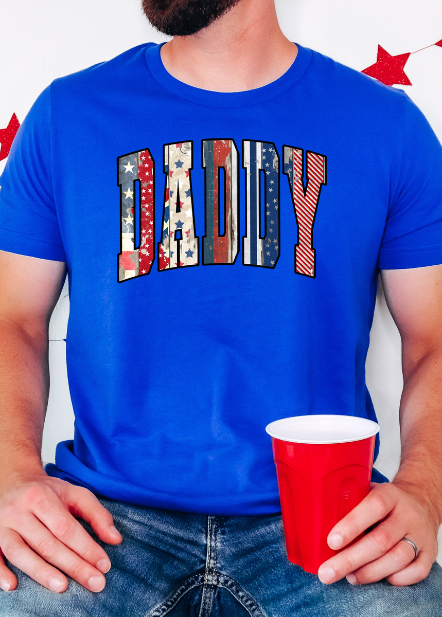 Patriotic Arch Daddy Doodle DTF Print – Torch Light