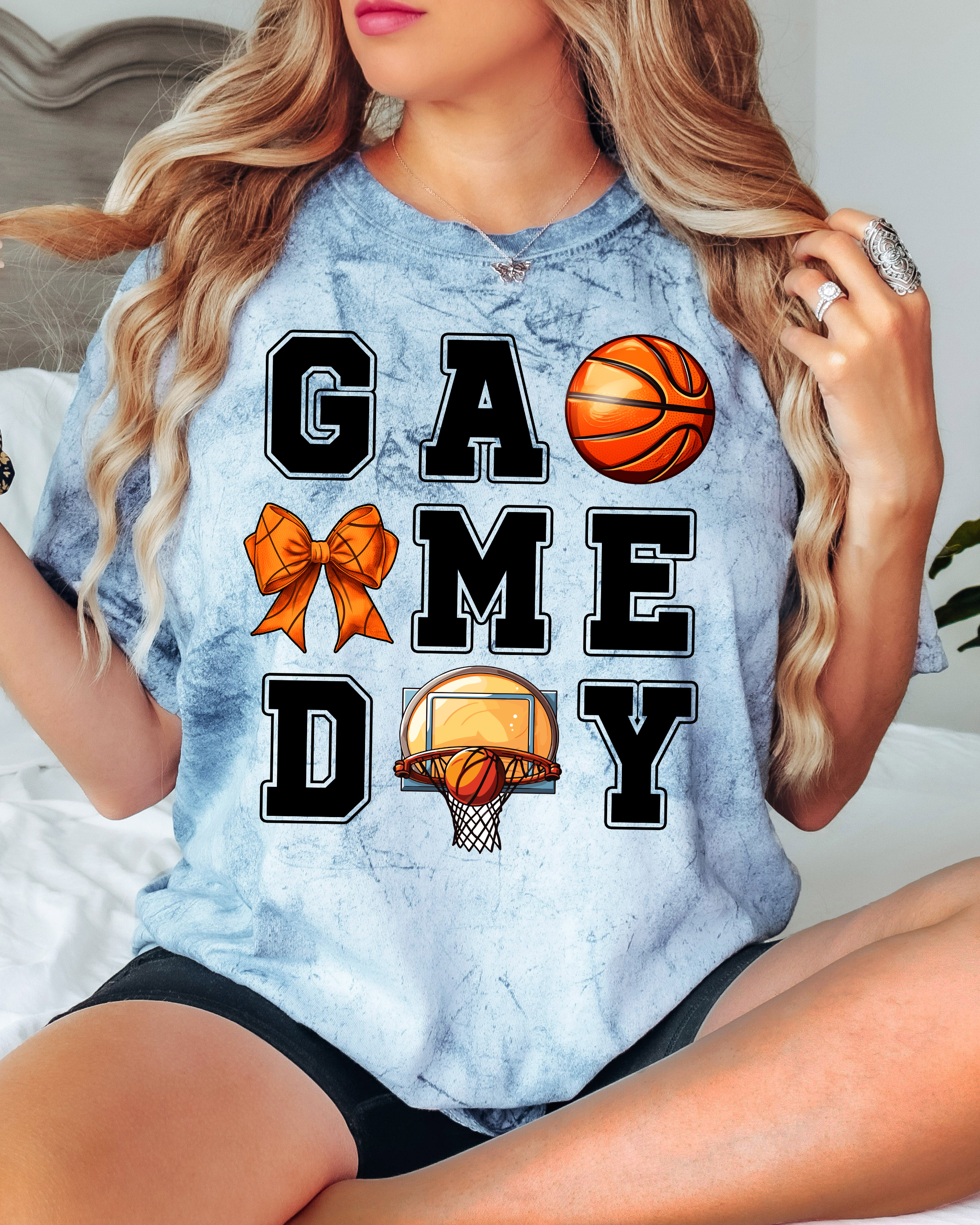 Game Day Basketball Collage DTF Print – Torch Light