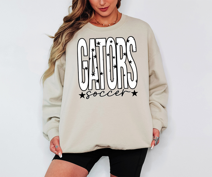 Gators Soccer Star Power Team Sports DTF Print – Torch Light