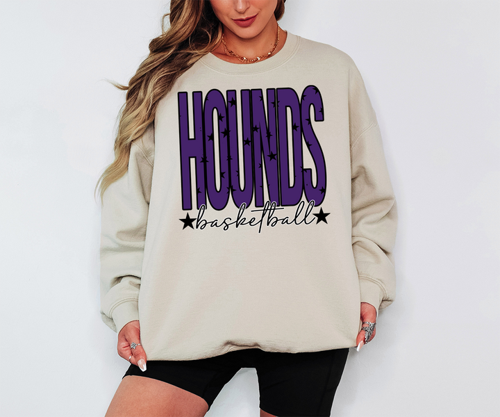 Hounds Basketall Star Power Team Sports DTF Print – Torch Light