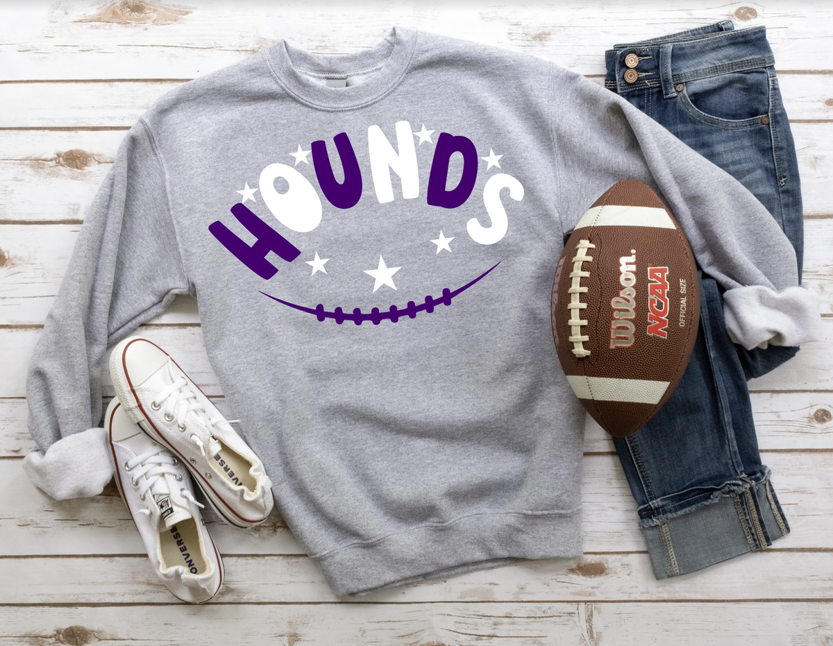 Hounds Football Star DTF Print – Torch Light