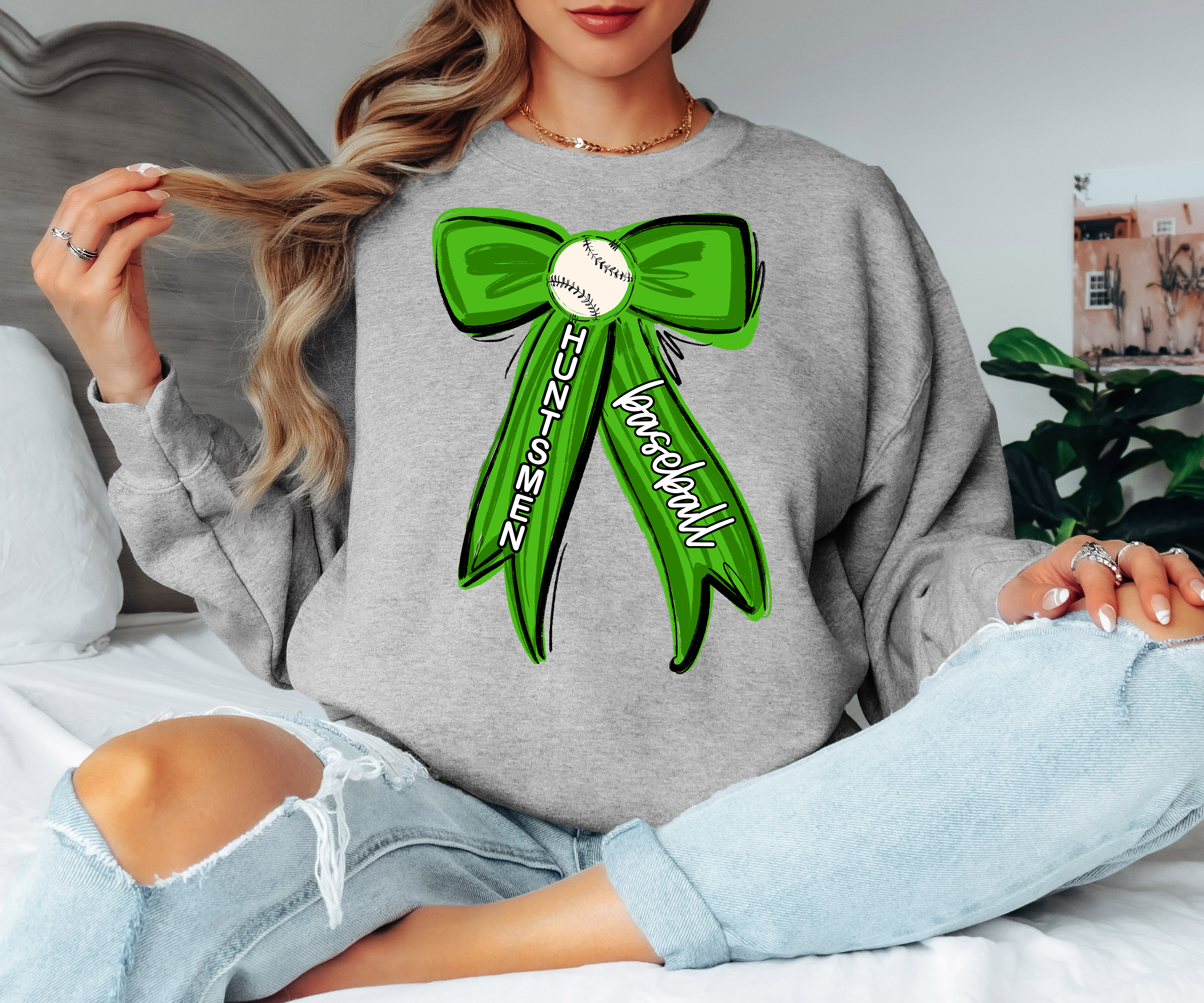 Huntsmen Spirit Stack Long Bow DTF Print – Torch Light