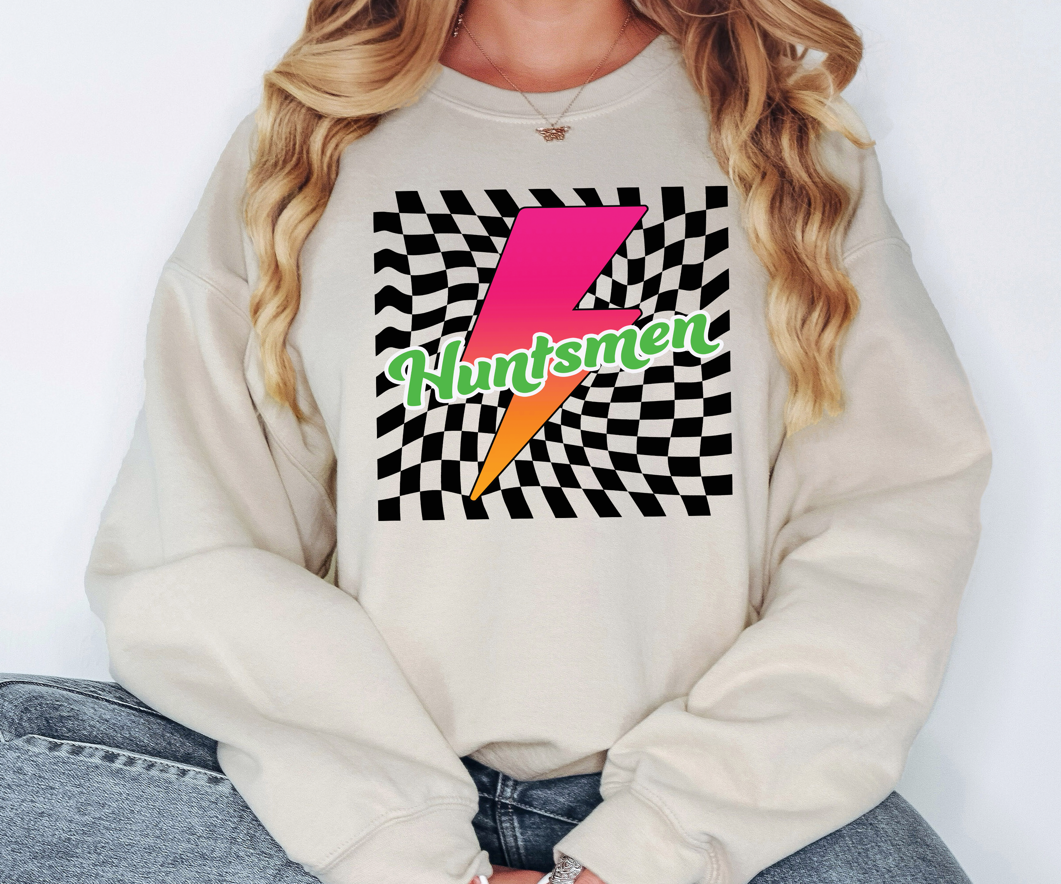 Huntsmen Checker Leopard Bolt DTF Print – Torch Light