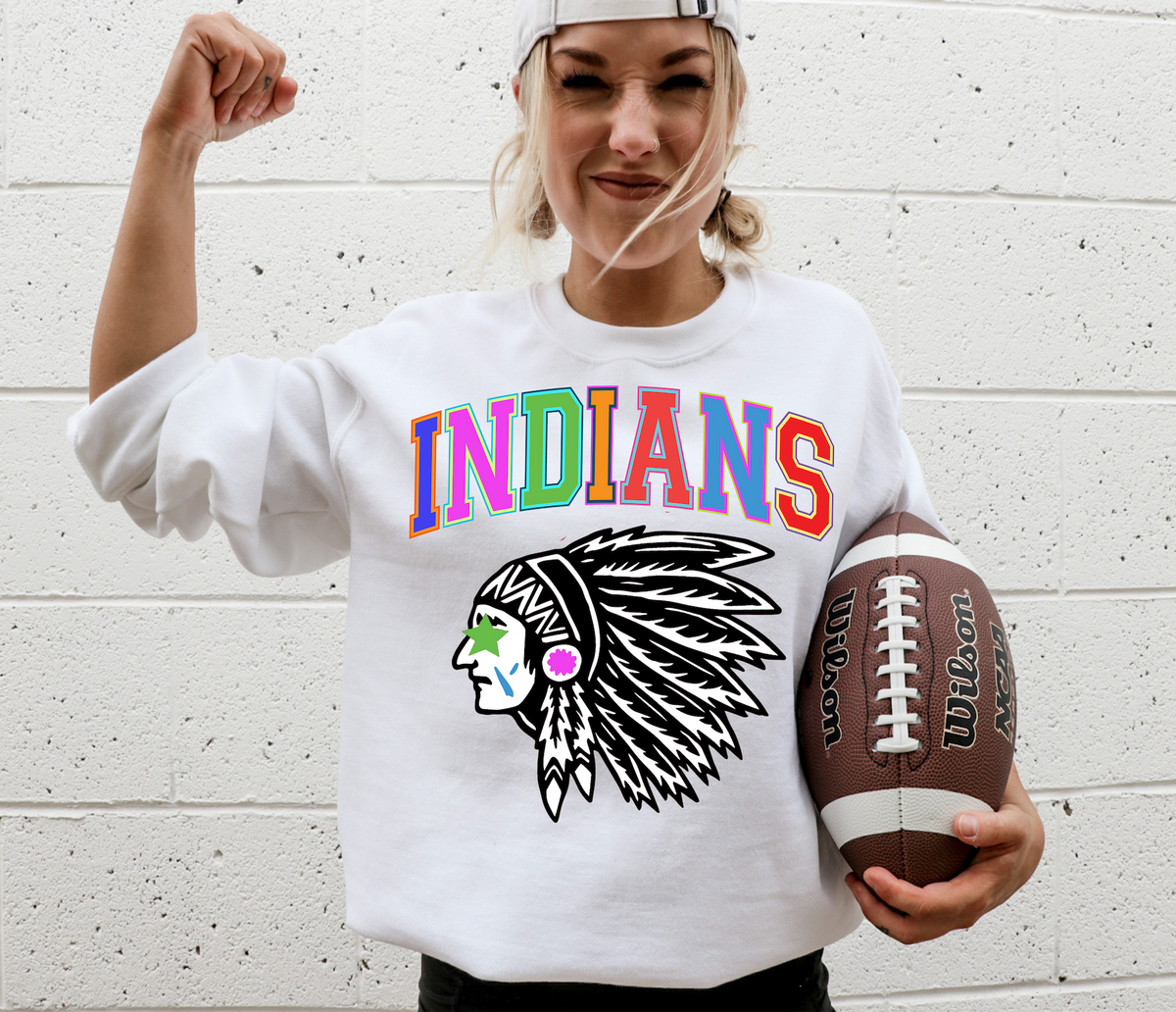 Rainbow Indians Generic DTF Print – Torch Light