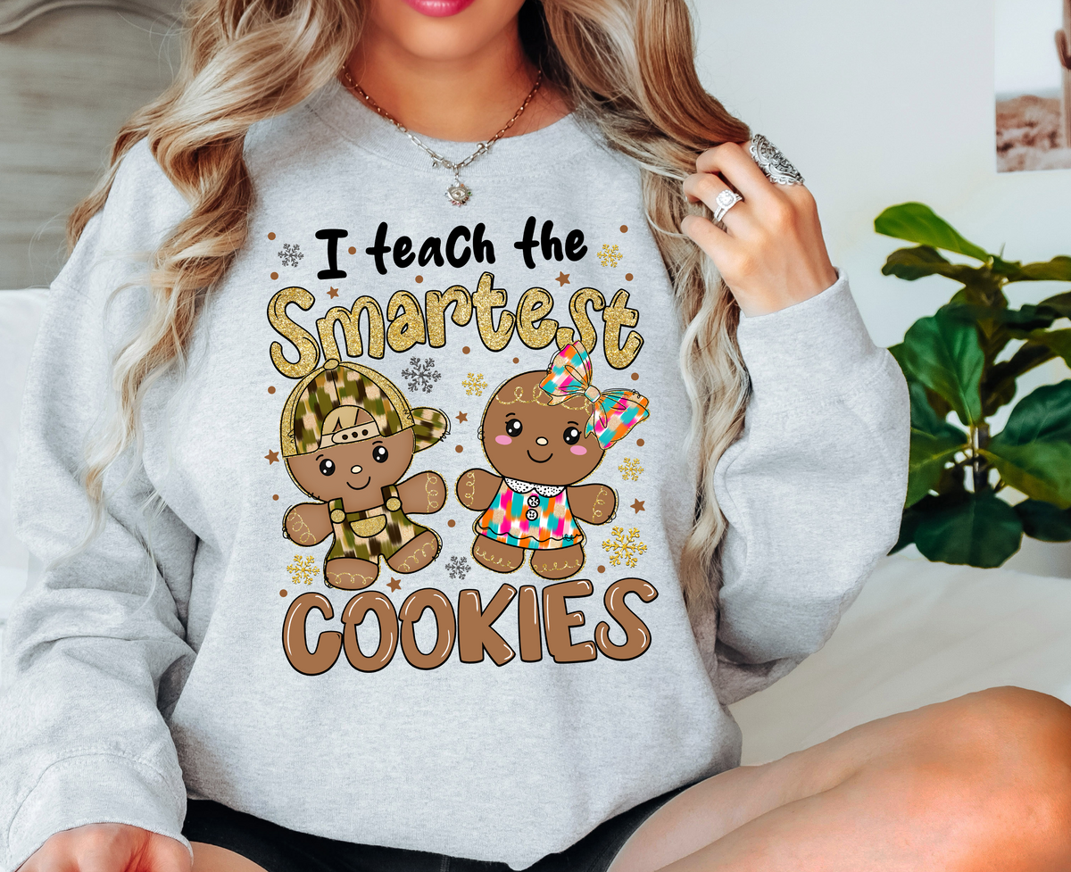I Teach The Smartest Cookies Christmas DTF Print – Torch Light