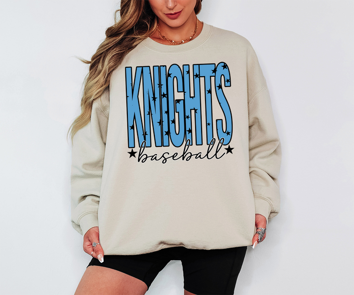 Knights Baseball Star Power Team Sports DTF Print – Torch Light