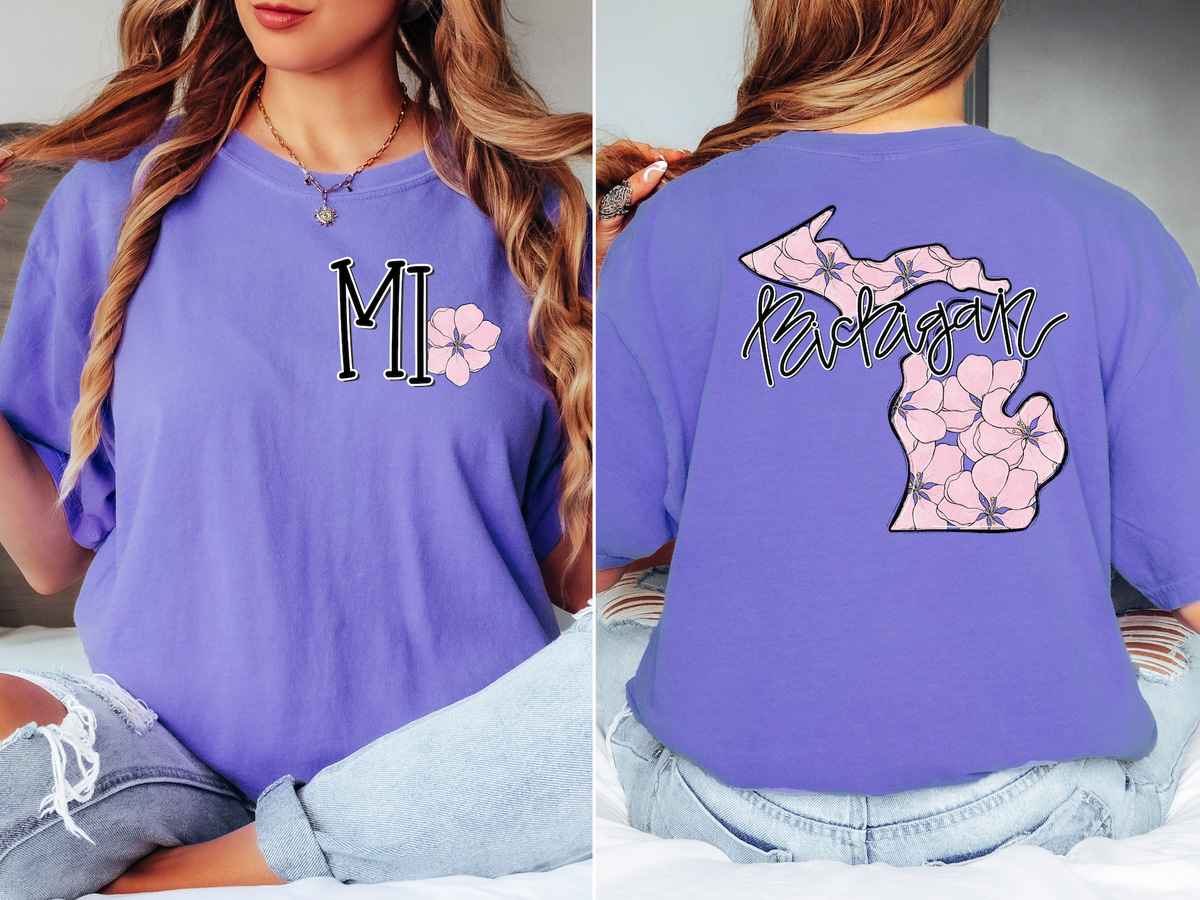 Michigan Whimsy State Flower DTF – Torch Light