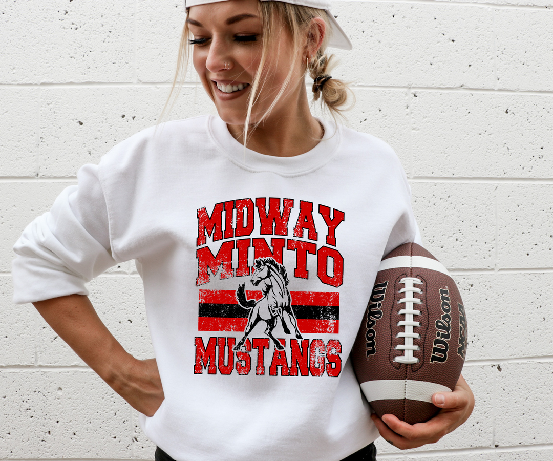 Classic Hometown Midway Minto Mustangs DTF Print – Torch Light