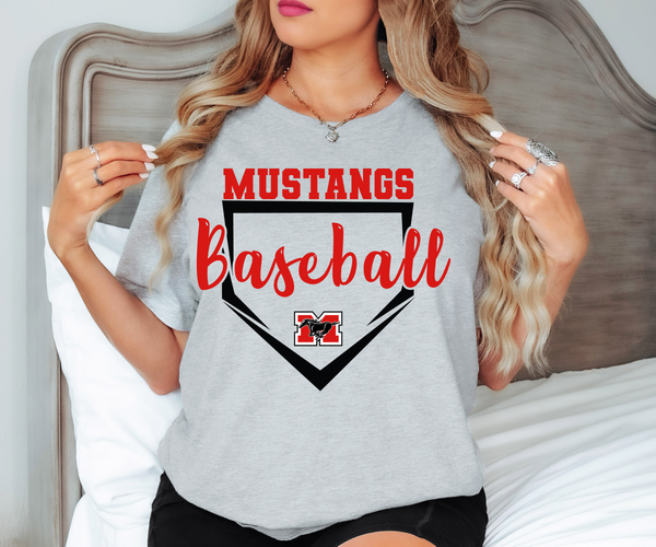 Mustangs Baseball DTF Print – Torch Light