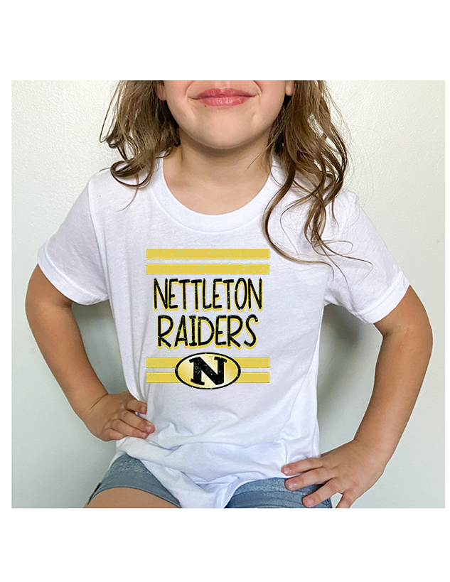 Distressed Nettleton Raiders DTF Print – Torch Light