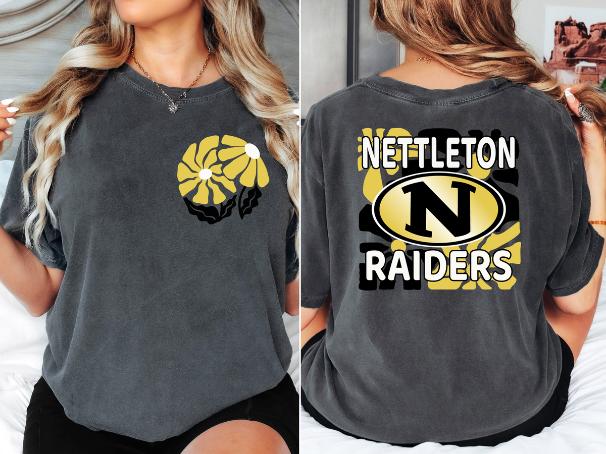 Nettleton Raiders Floral DTF Print – Torch Light