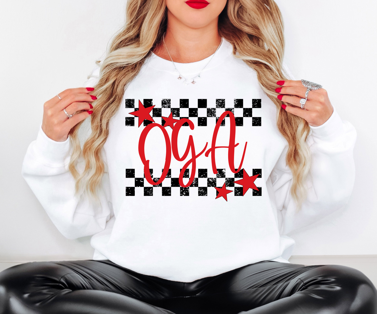 OGA Checker Star DTF Print – Torch Light