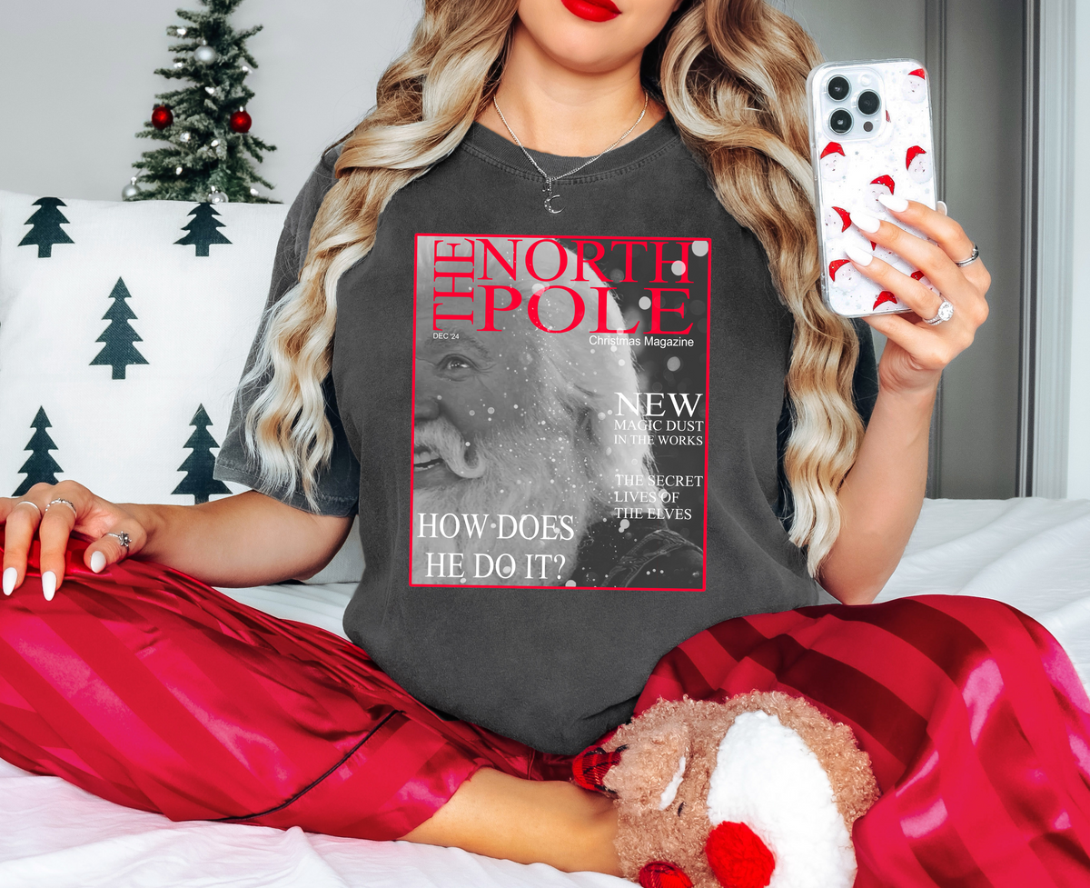 Vogue Santa DTF Print – Torch Light
