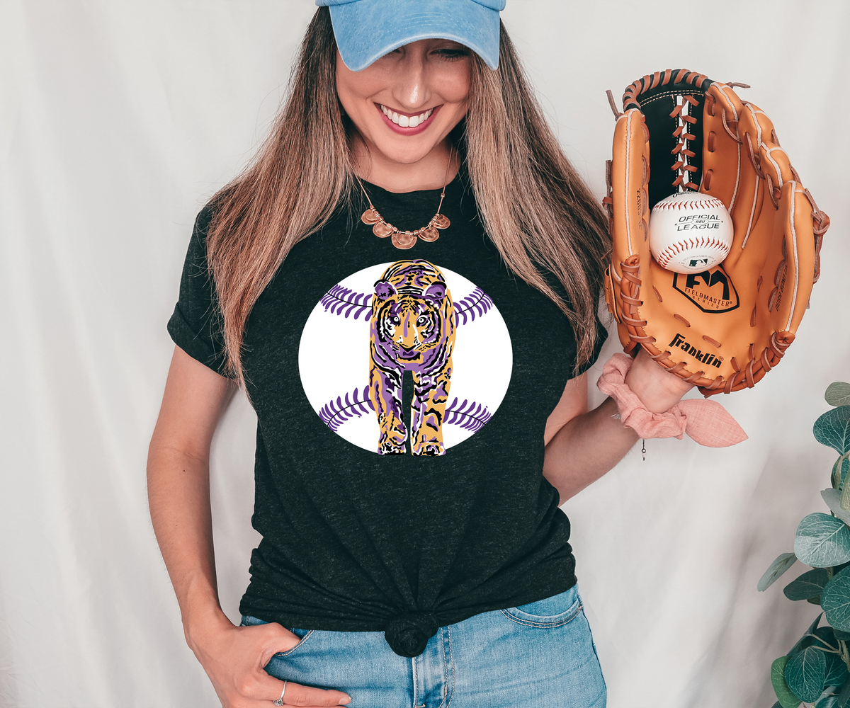 Tigers Baseball DTF Print – Torch Light