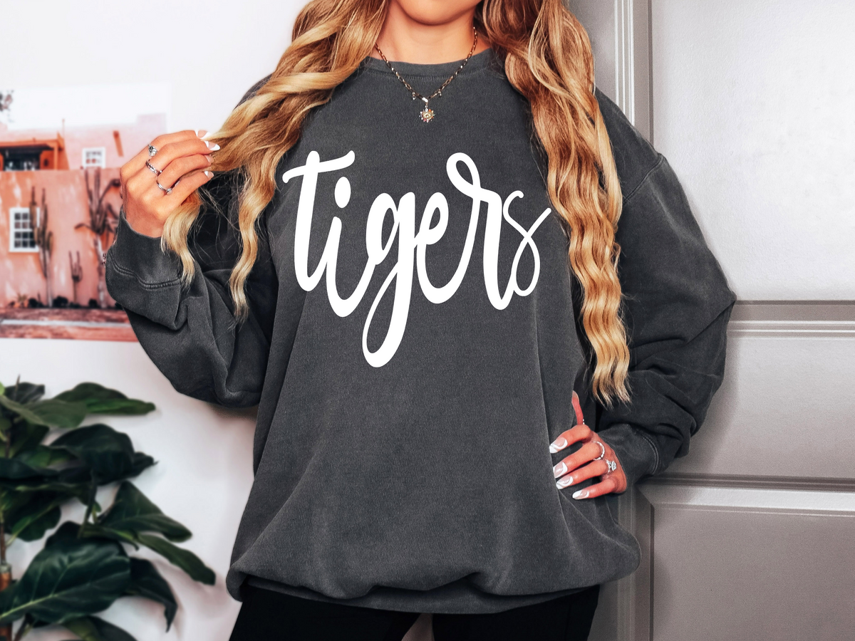 Tigers Script DTF Print – Torch Light