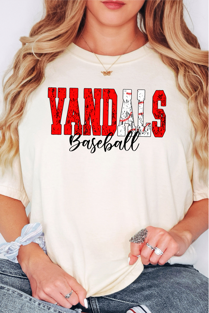 Vandals Sport Grunge DTF Print – Torch Light