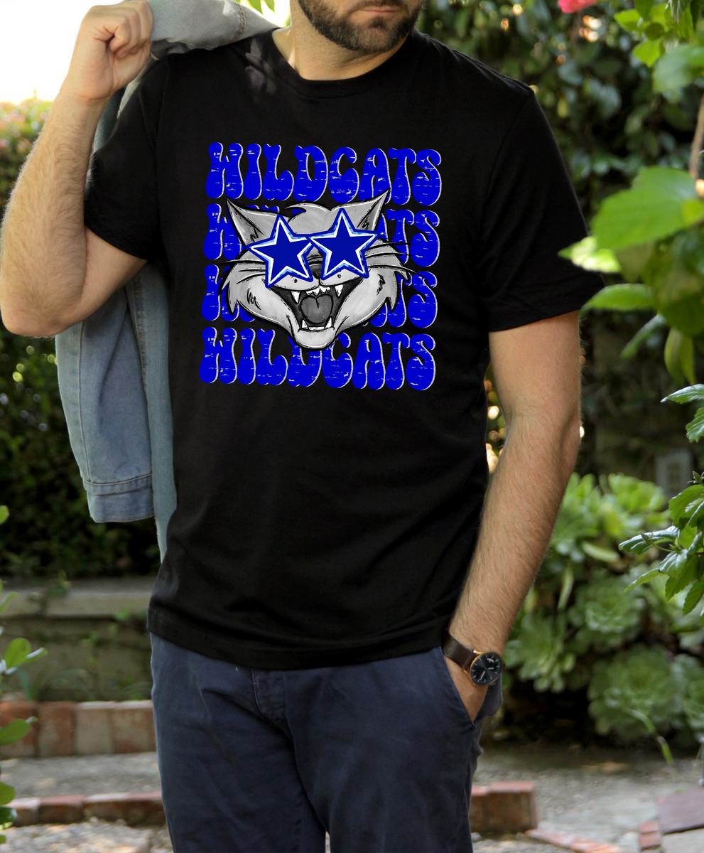 Preppy Wildcats Stacked DTF Print – Torch Light